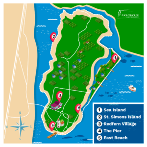 Georgia's Golden Isles Maps | St. Simons Island